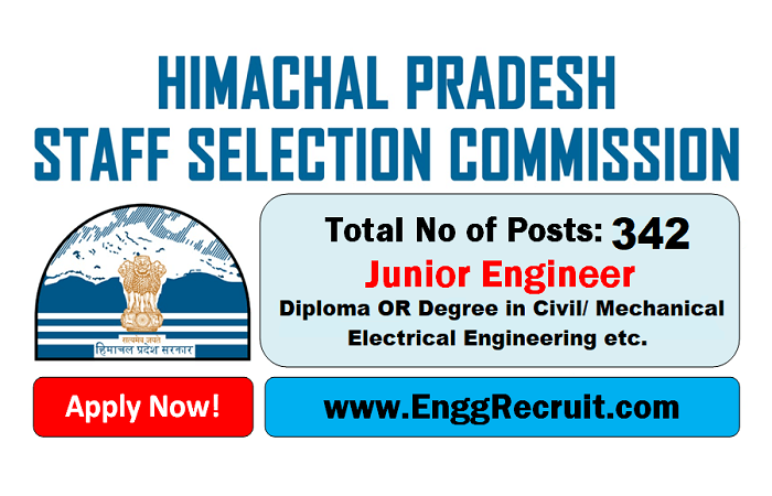 HPSSC Recruitment 2020 for Junior Engineer, Junior Draughtsman and ...