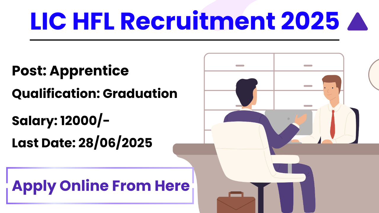 LIC HFL Recruitment 2025 for Apprentice - 250 Posts